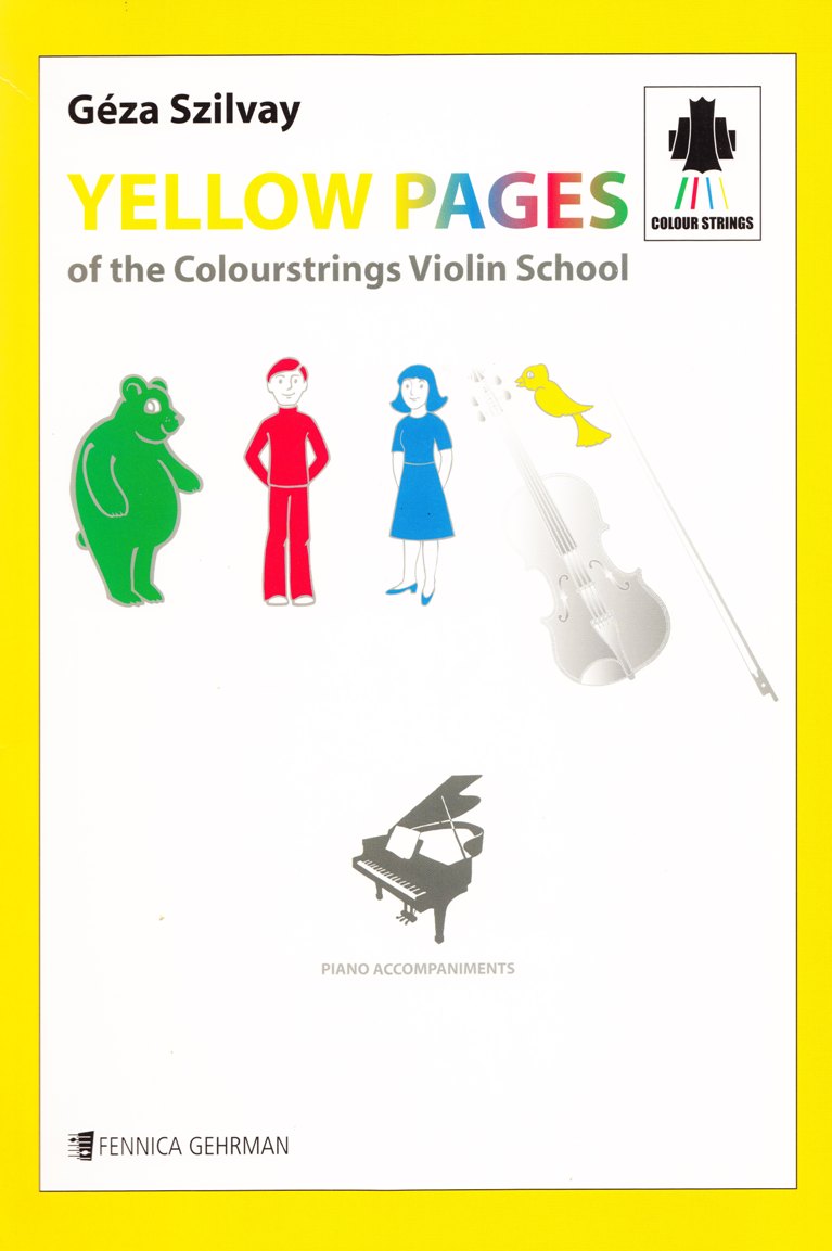 Yellow Pages of the Colourstrings Violin School Piano Accompaniments ...